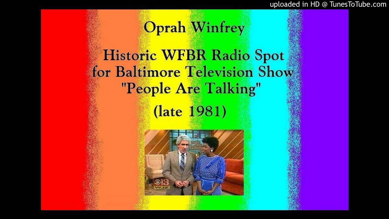 Oprah Winfrey - historic radio spot, Baltimore, 1981 - YouTube