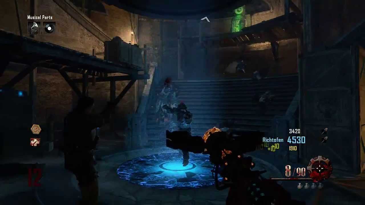 Black ops 2 origins fire staff - YouTube