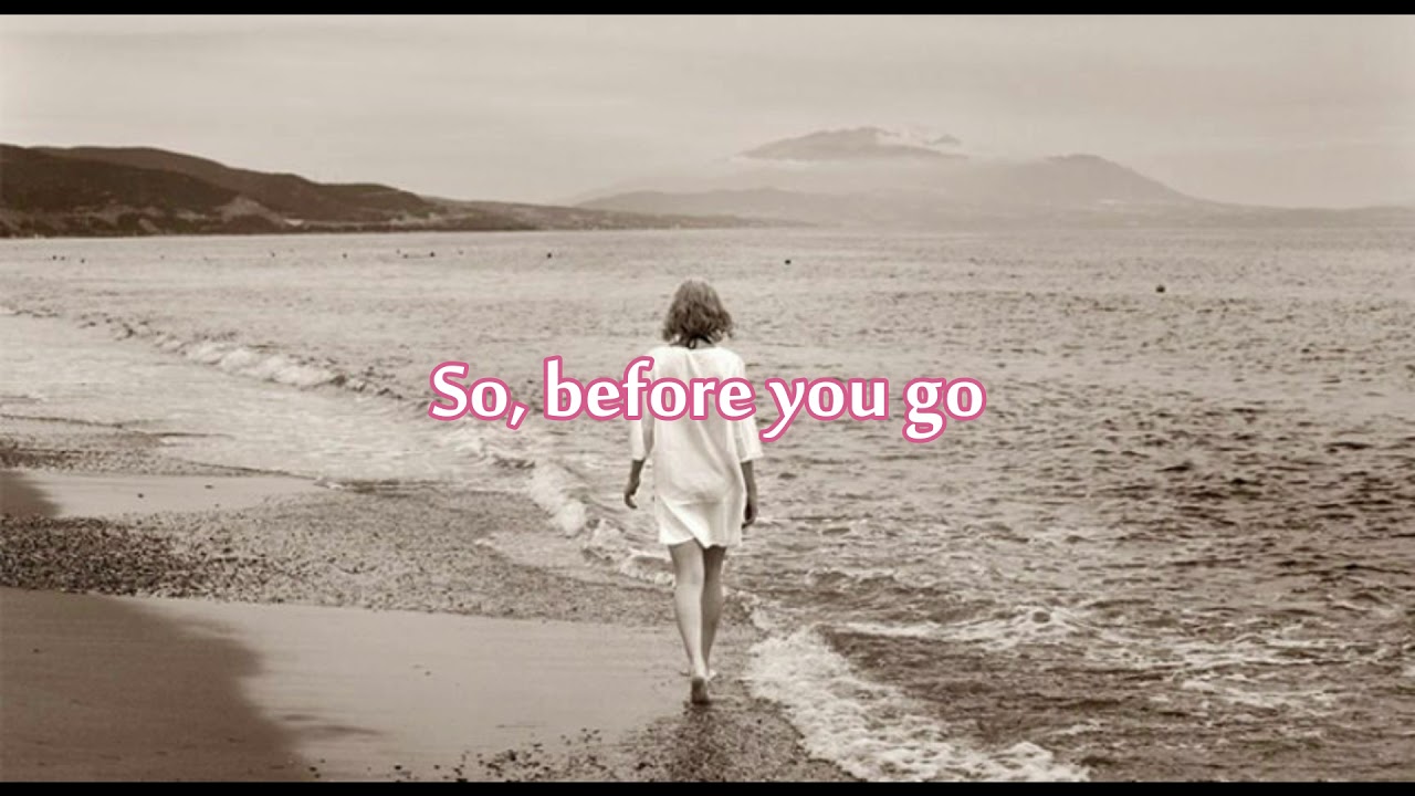 So Before You Go - Lewis Capaldi (lyrics) - YouTube