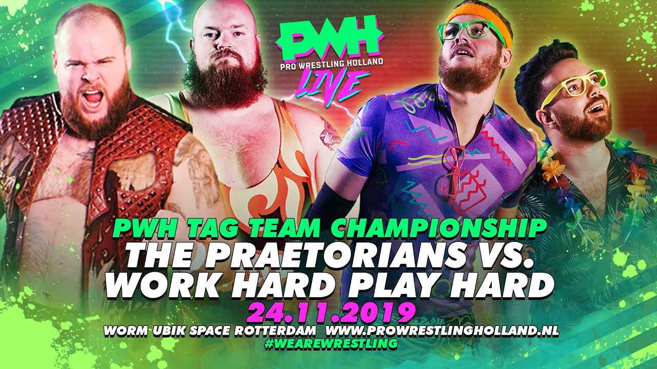 PWH Tag Team Title match: Work Hard Play Hard vs The Praetorians - YouTube