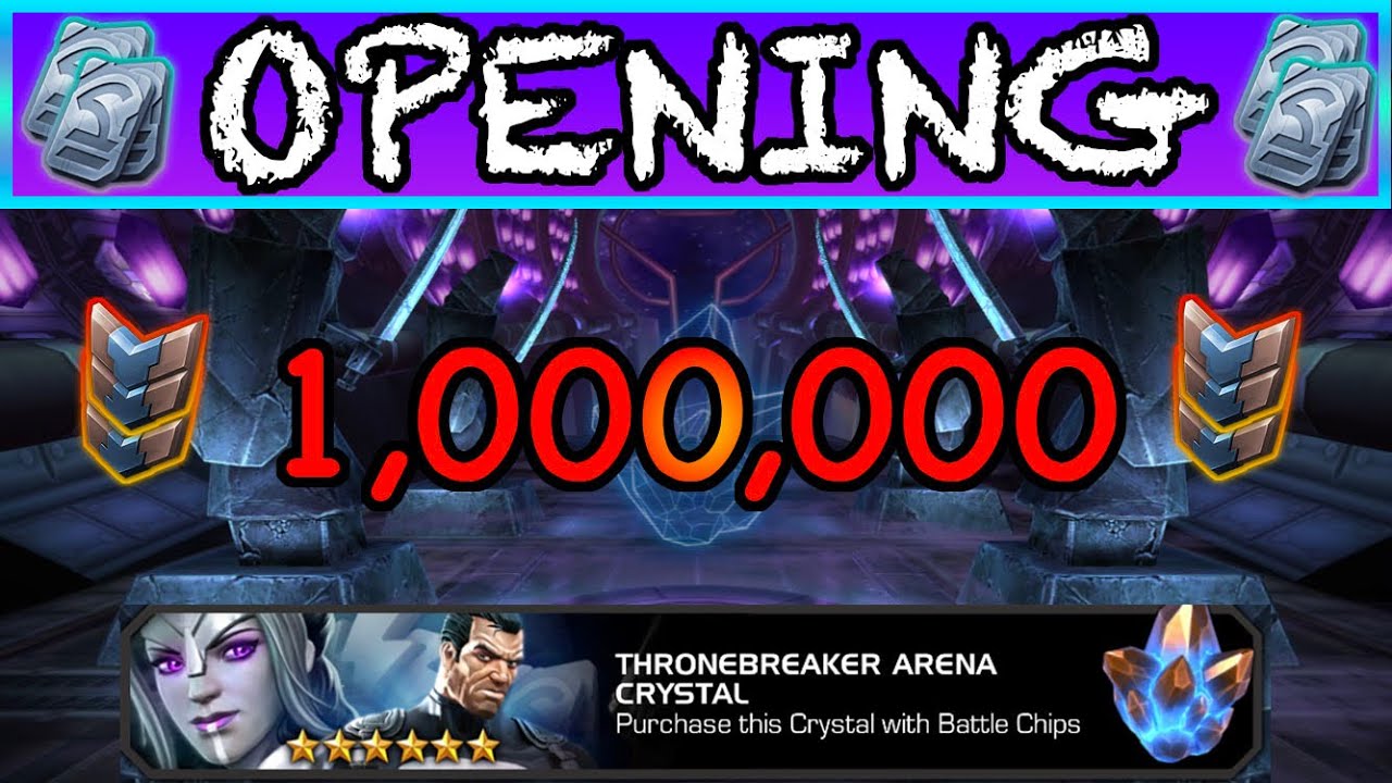 MCOC - Opening 1 Million Battle chips of TB Arena Crystals - YouTube