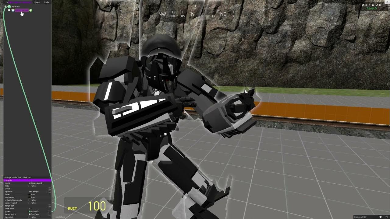 how to make custom weapons with PAC3 in Gmod - YouTube