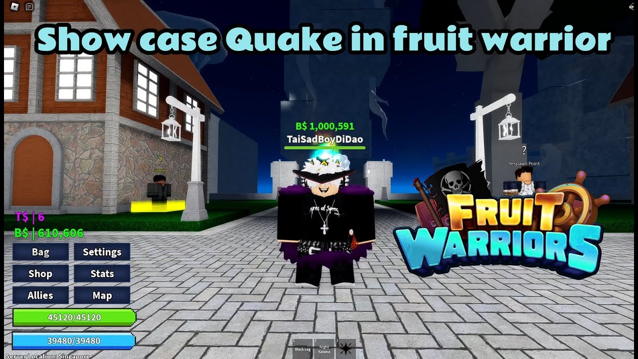 Showcase Quake In Fruit Warrior - YouTube