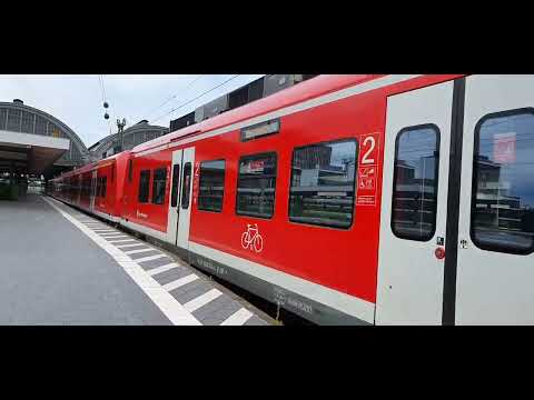 Ausfahrt S9 in Karlsruhe Hbf auf Gleis 5