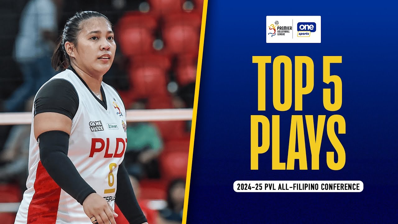 TOP 5 PLAYS | 2024-25 PVL ALL-FILIPINO CONFERENCE | MARCH 4, 2025 - YouTube