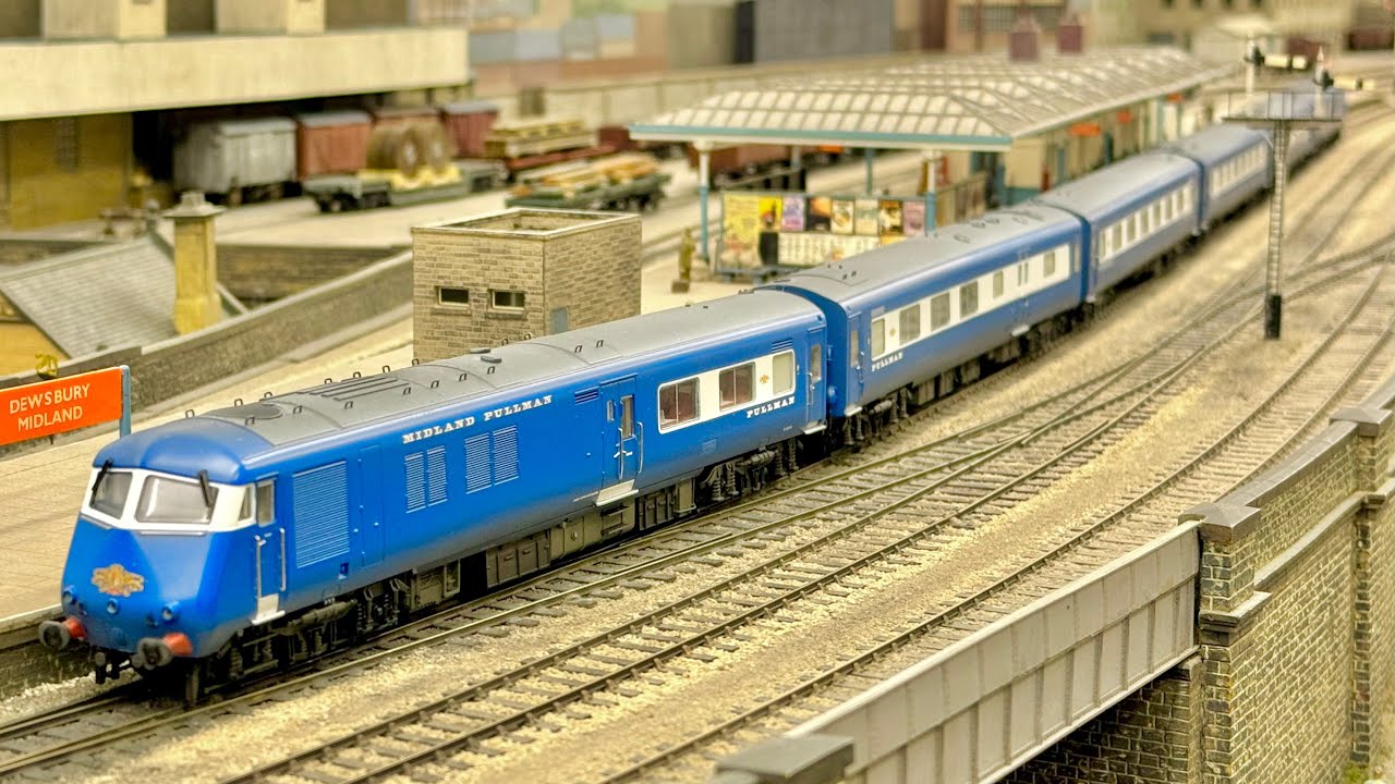 Bachmann British Rail Midland Pullman running on Dewsbury Midland - YouTube