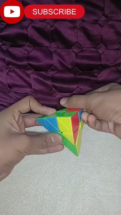 Step-by-Step: Checkerboard Pattern on a Pyraminx #shorts #checkerboard ...