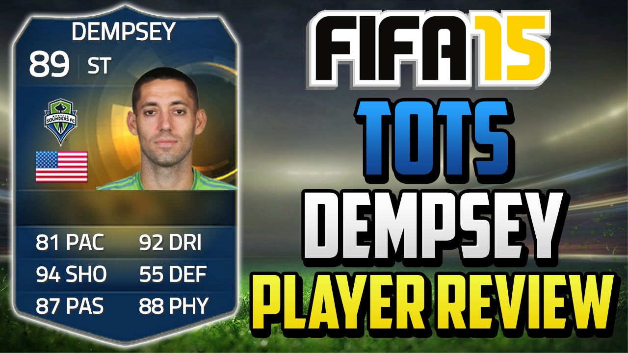 Fifa 15 TOTS Dempsey Review (89) w/ In Game Stats & Gameplay - Fifa 15 ...