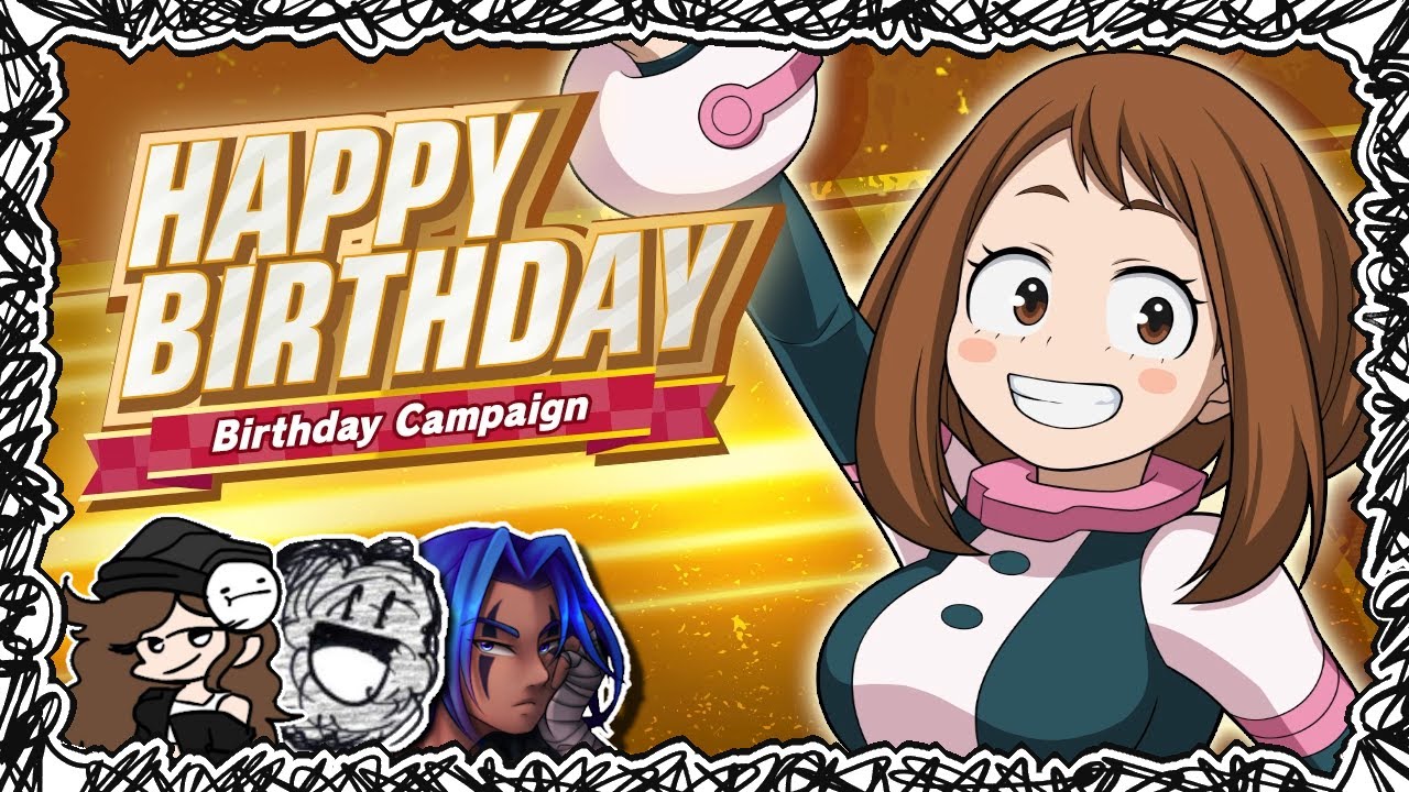 ITS GRAVITY GIRLS BIRTHDAY! - My Hero Ultra Rumble Birthdays - YouTube