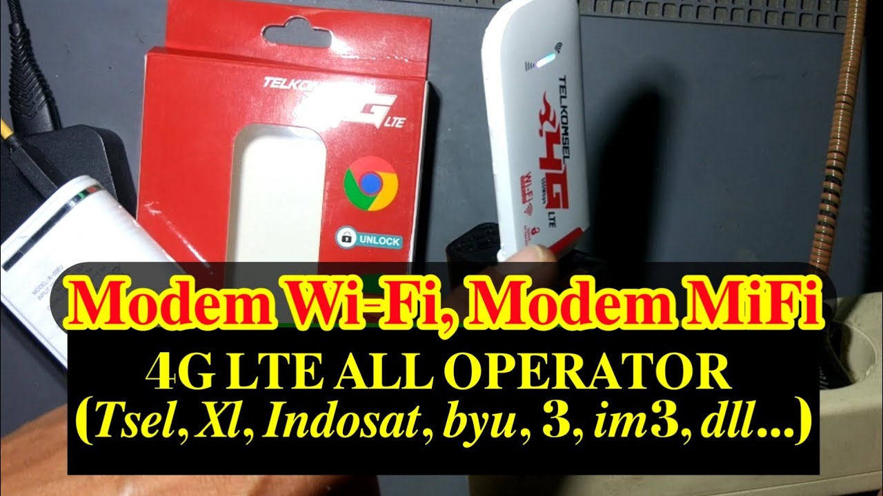 MODEM WI-FI 4G LTE ALL OPERATOR - YouTube