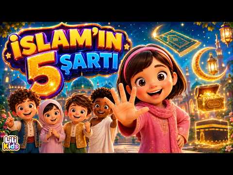 İslam’ın 5 Şartı Çocuk İlahisi 🌙 Lili Kids ile Eğitici ve Neşeli Çocuk Şarkıları