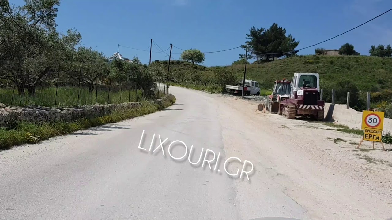 LIXOURI.GR | Οδικο εργο Ανωγης - YouTube