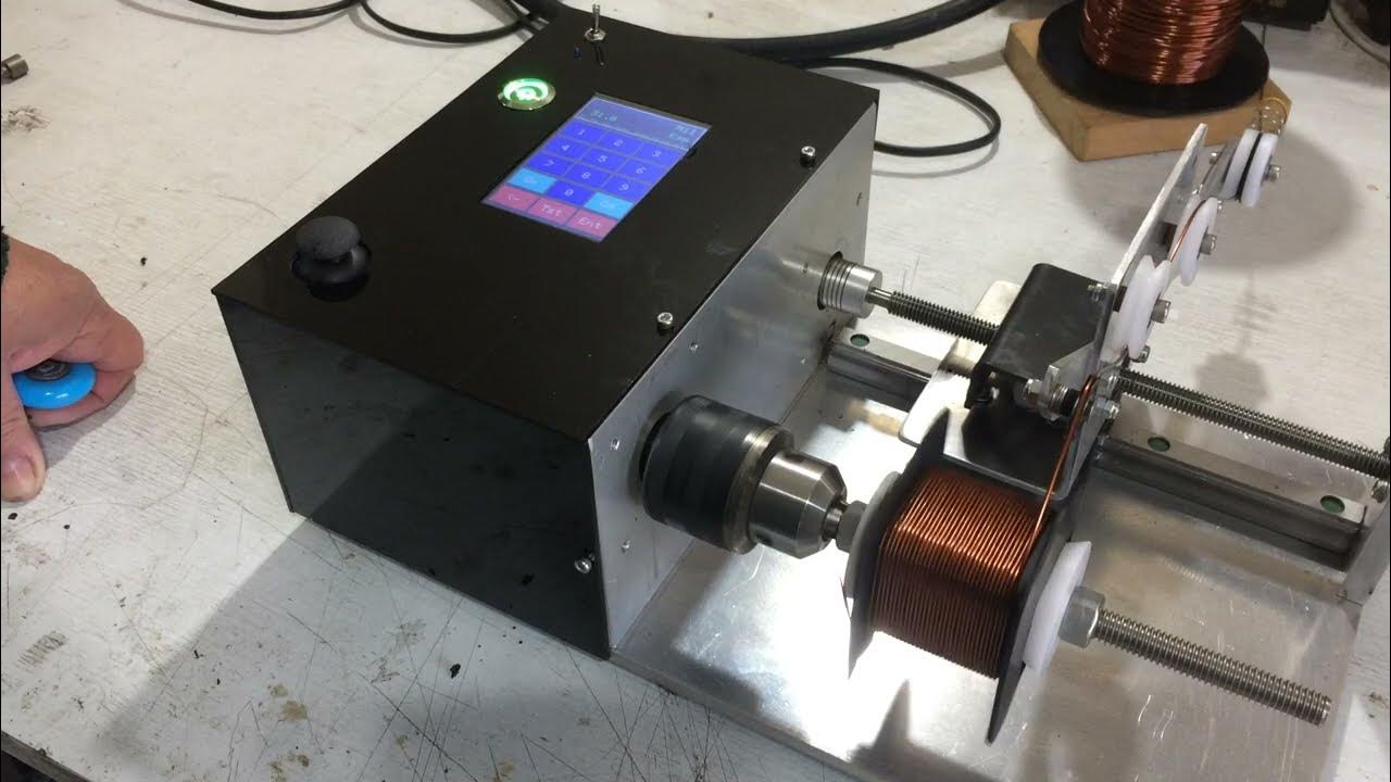 Bobinadeira CNC de Precisão - YouTube
