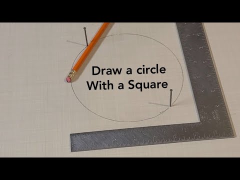 Drawing a circle with a square - YouTube
