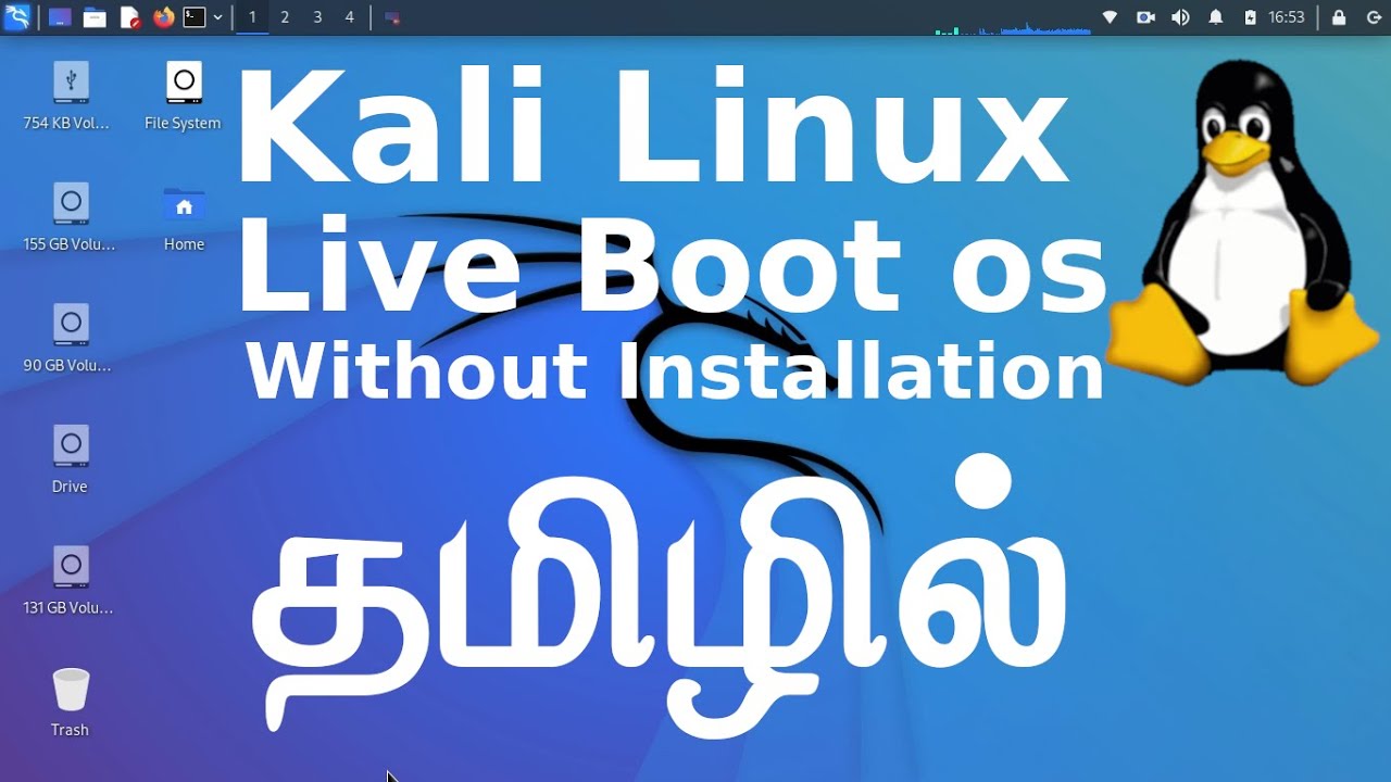 Kali Linux Live Boot Without Installation - YouTube
