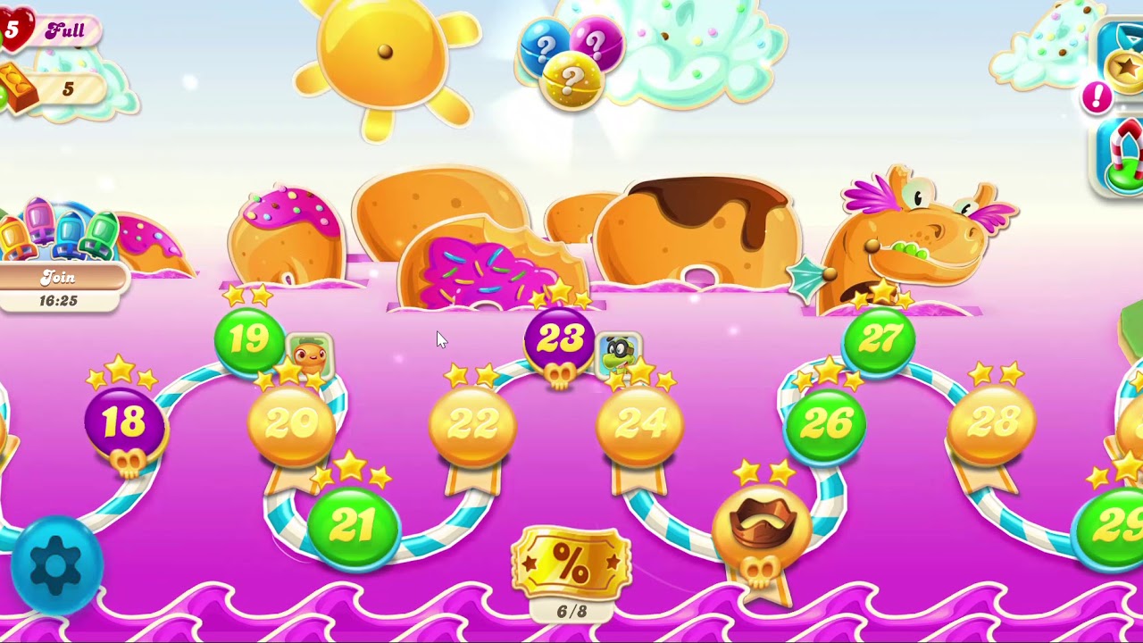 Candy Crush new map - YouTube