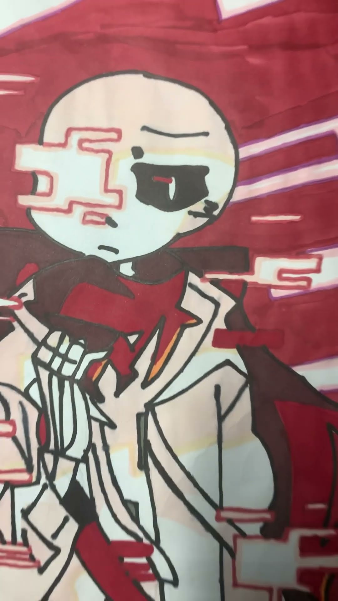 Drawing geno / aftertale sans - YouTube