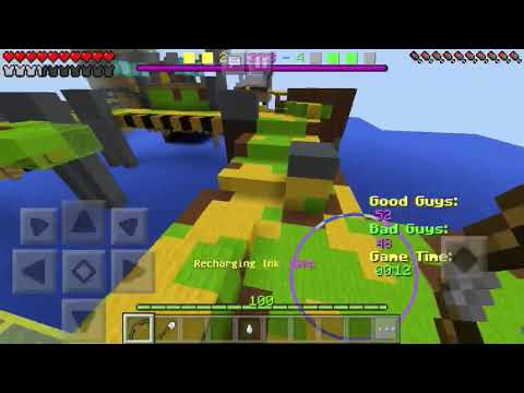 Splatoon in minecraft pe - YouTube