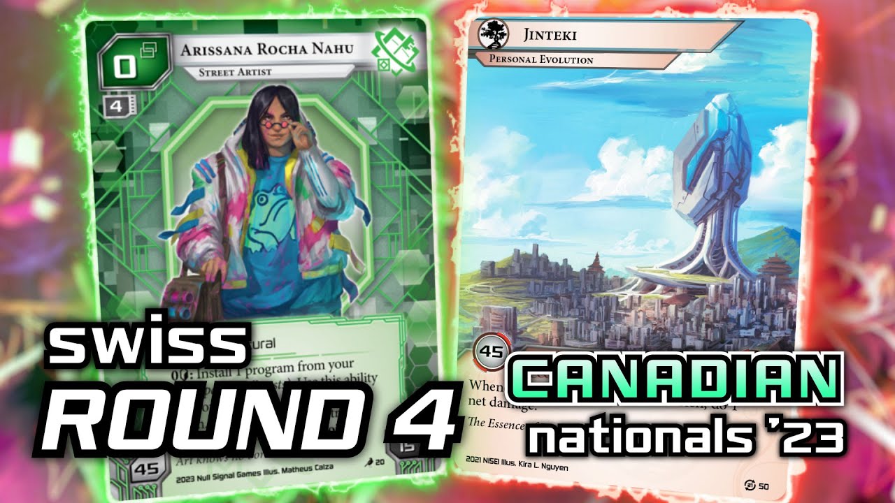 Netrunner Canadian Nationals 2023: Swiss Round 4 - Android: Netrunner - YouTube