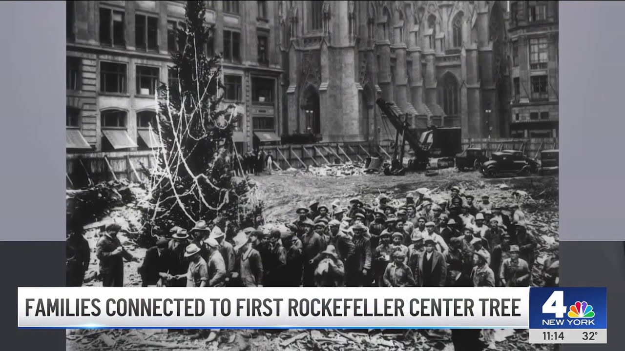 Rockefeller Center Christmas Tree Lighting: Looking back at the first ...