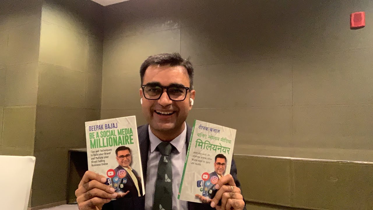 DEEPAK BAJAJ’s New Book | BE A SOCIAL MEDIA MILLIONAIRE - YouTube