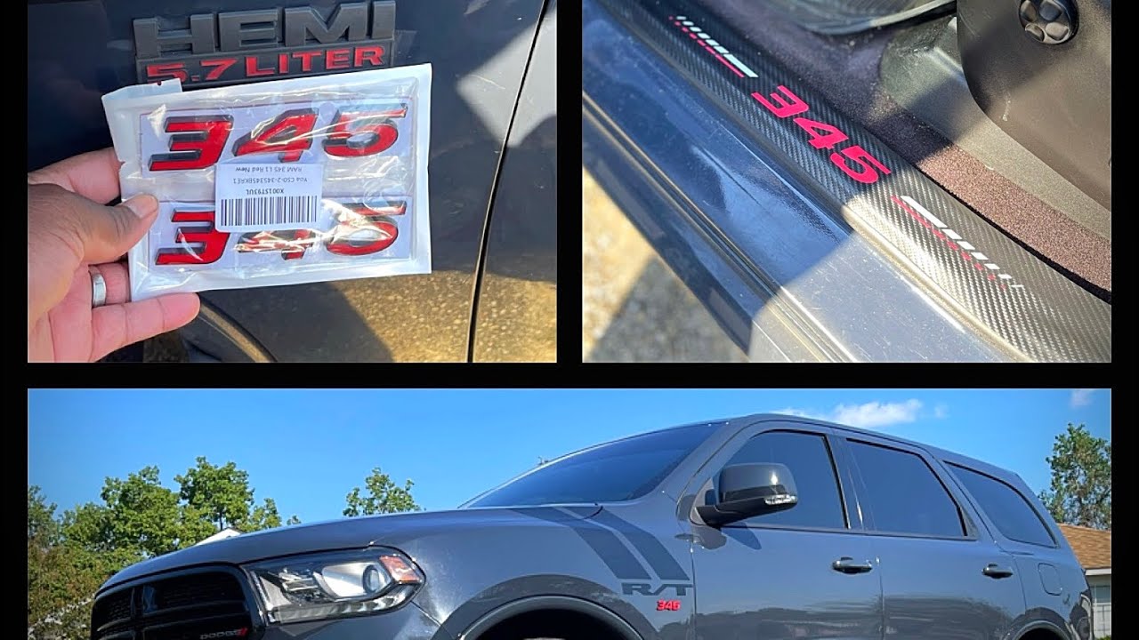 Dodge Durango RT New 345 Badges!!!! - YouTube