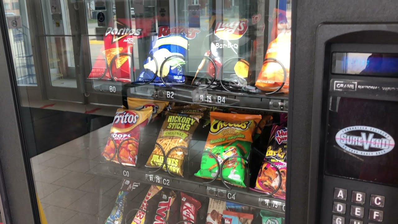 Crane National Model 168 Snack Machine at The Welland Transit Terminal ...