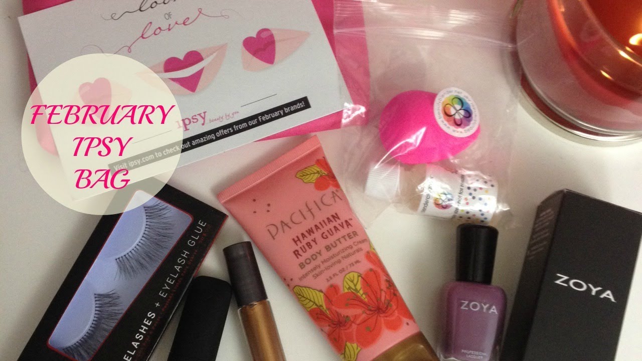 FEBRUARY 2014 IPSY BAG - YouTube