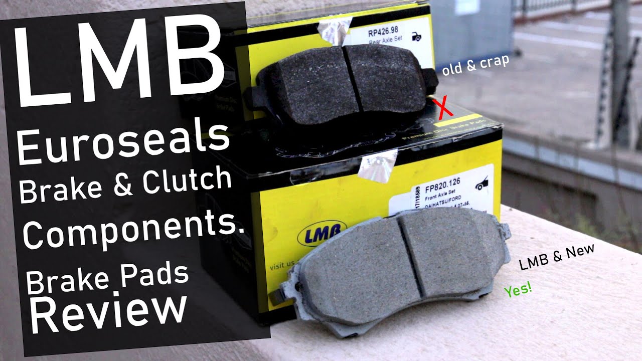 Swift Pads! LMB Euroseals Brake Pad Review - YouTube