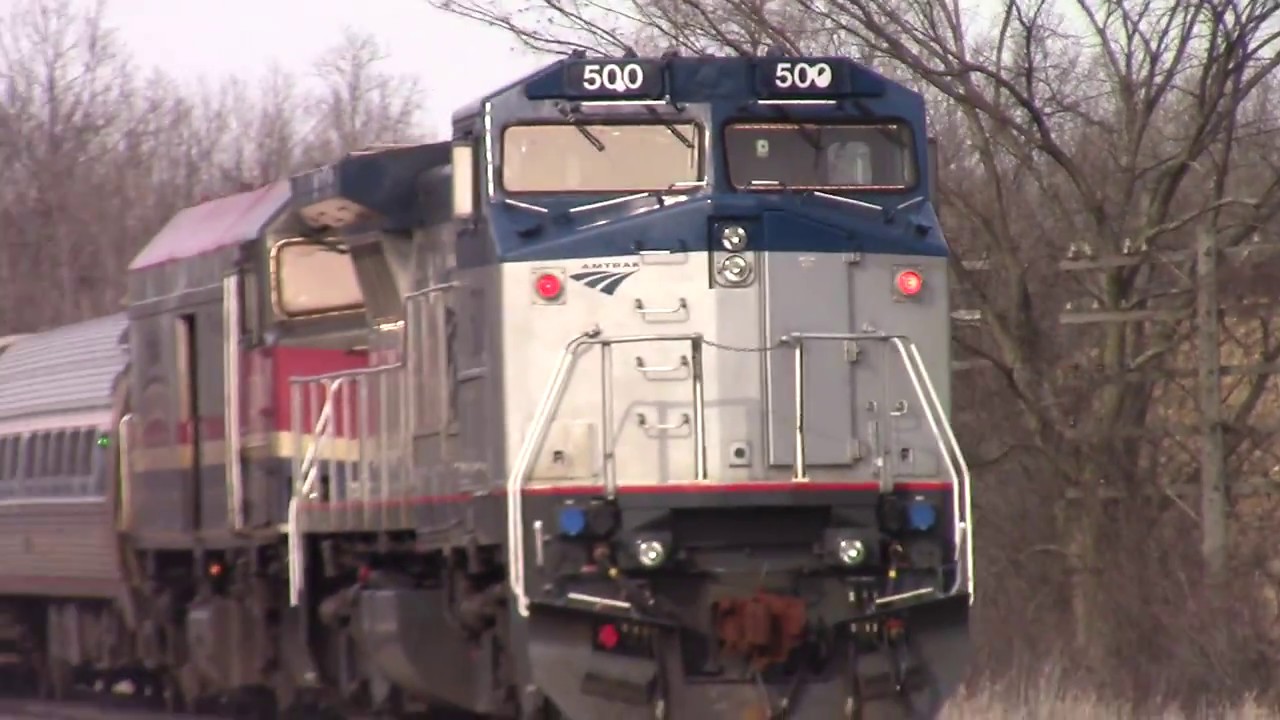 amtrak 500 at oakwood rd at oakcreek wi - YouTube