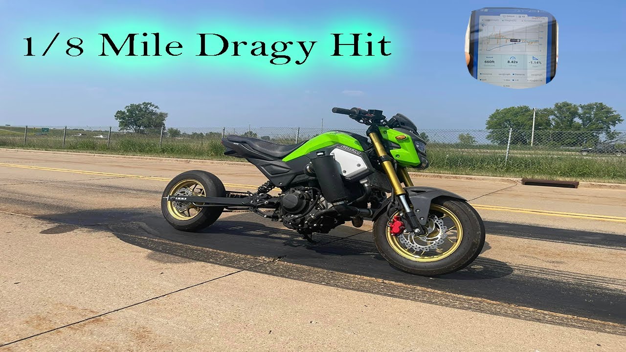 First Time Launching My TURBO CBR Swapped Honda Grom ! - YouTube
