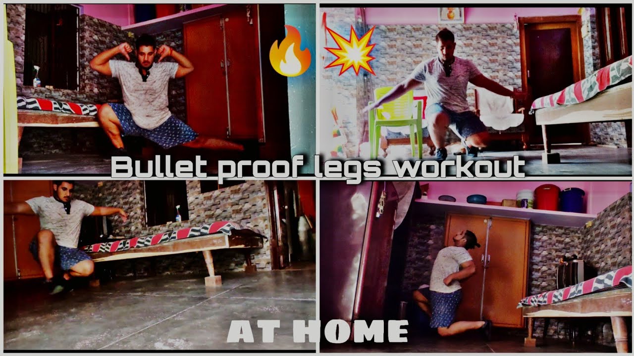 Bulletproof Legs Workout At Home !! 💪 - YouTube