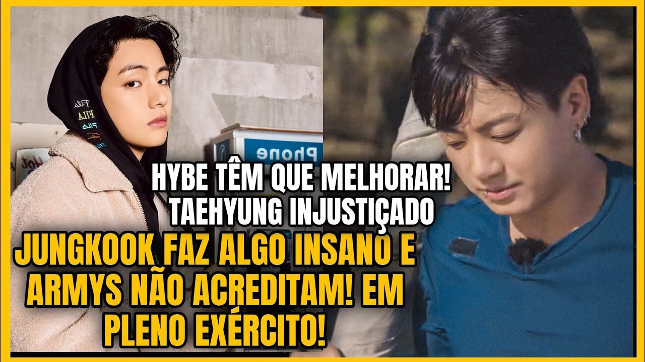 EM PLENO EXÉRCITO O JUNGKOOK FAZ ALGO INSANO DEMAIS E ARMYS PIRAM ...