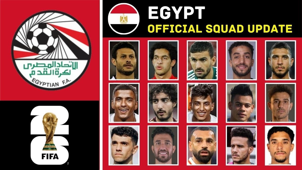 EGYPT Squad FIFA World Cup 2026 Qualifiers March | Egypt Squad - YouTube
