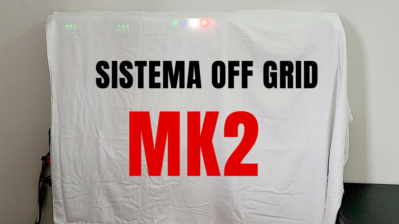 Inaugurei Meu Novo Sistema Solar OFF GRID MK2 — Painel 100% Clean ...