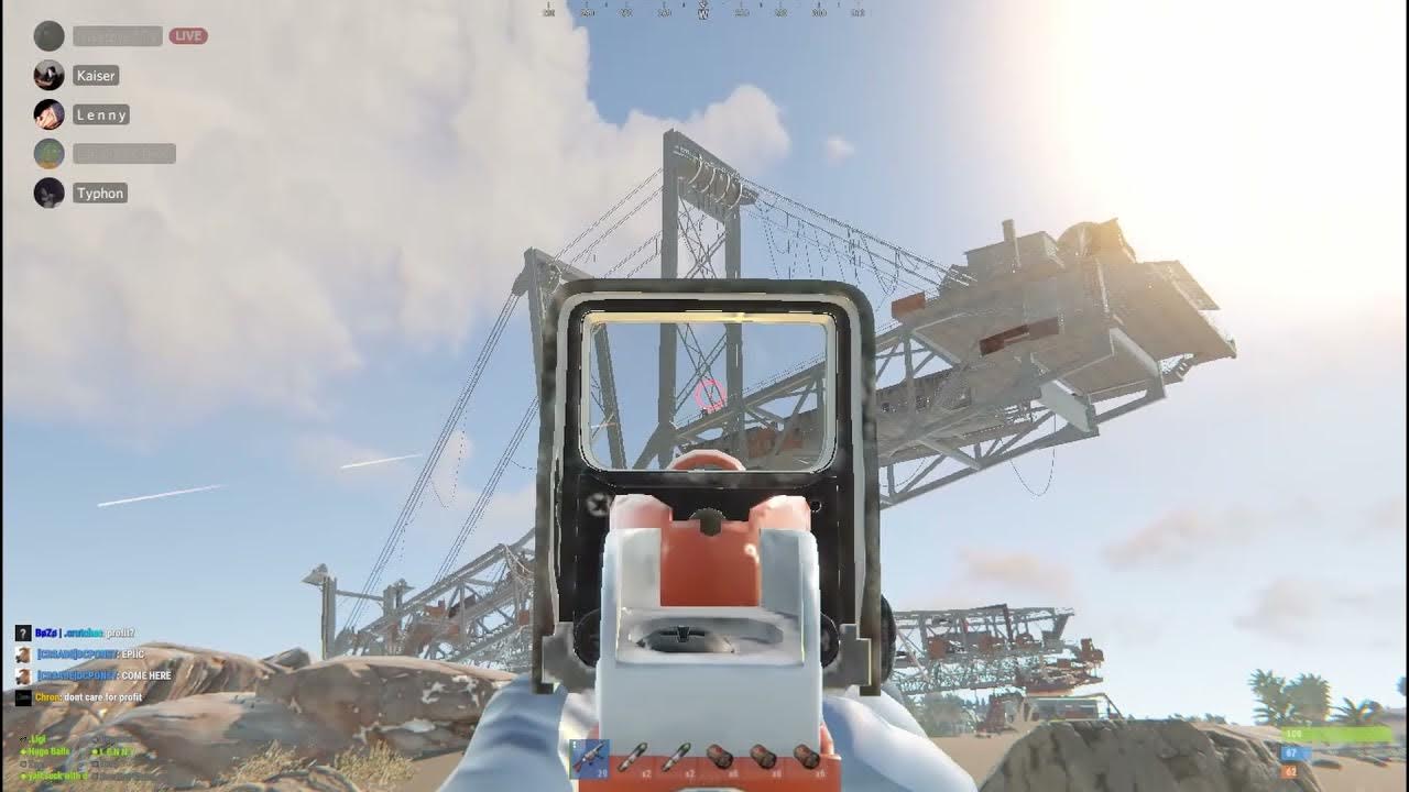 7000hr rust player frags out - YouTube