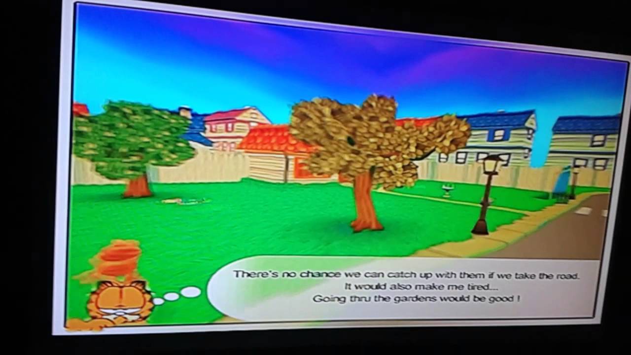 Garfield hates the road - YouTube