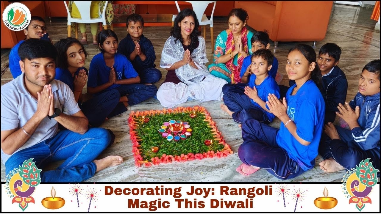 “Leaf Rangoli Magic | Celebrating Deepawali with Love & Creativity ...