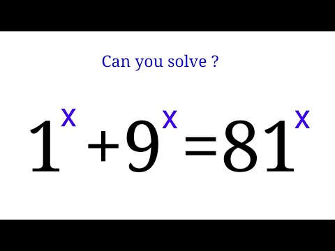 A Nice Exponential Math Problem Solution with Equation - YouTube