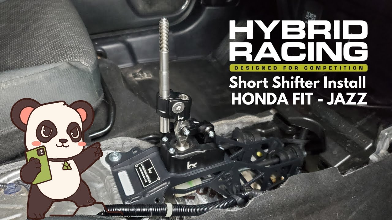 HYBRID RACING Short Shifter Install | 15-20 Honda Fit - Jazz - GK5 # ...