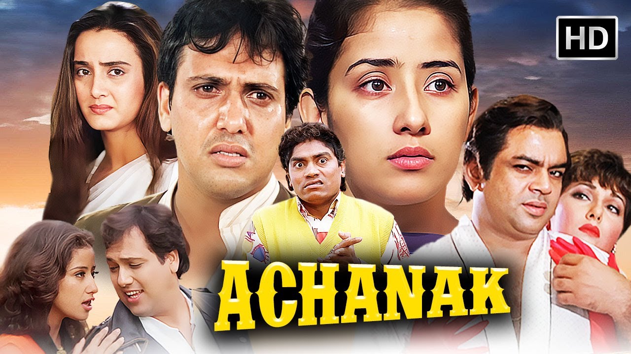 Achanak (1998) | Govinda, Manisha Koirala, Johnny Lever & Paresh Rawal | Bollywood Thriller ...