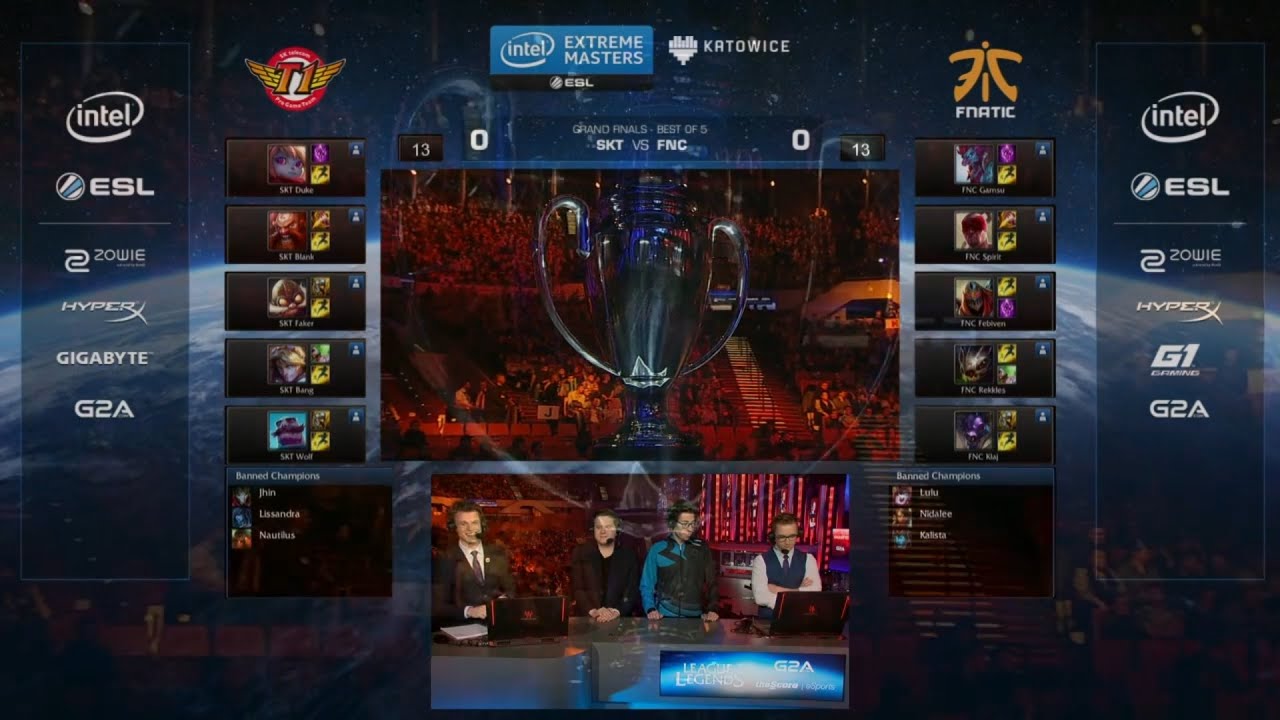 SKT vs FNC Highlights Game 1 - SK TELECOM T1 vs FNATIC - IEM KATOWICE 2016 Grand Final - YouTube