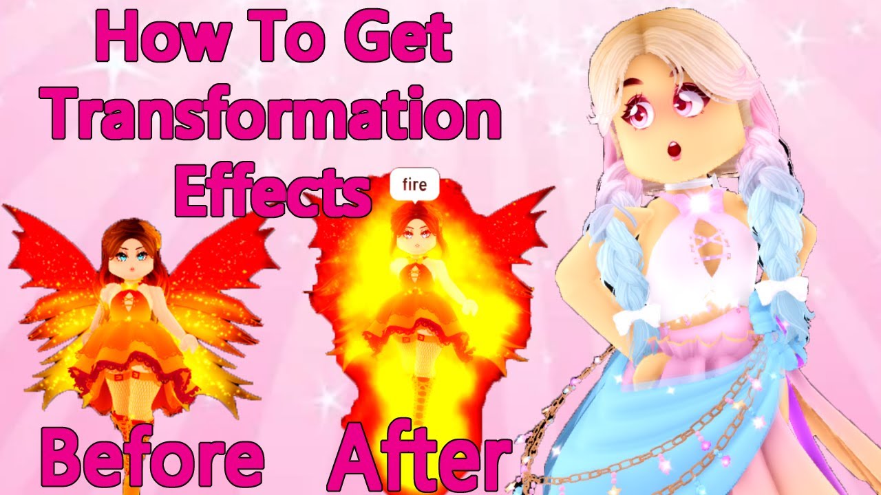 HOW TO GET Dress Up Transformation Effects In Royale High - YouTube