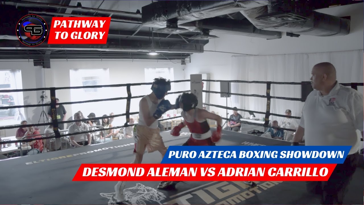 Desmond Aleman vs Adrian Carrillo Puro Azteca Boxing Showdown #boxing # ...