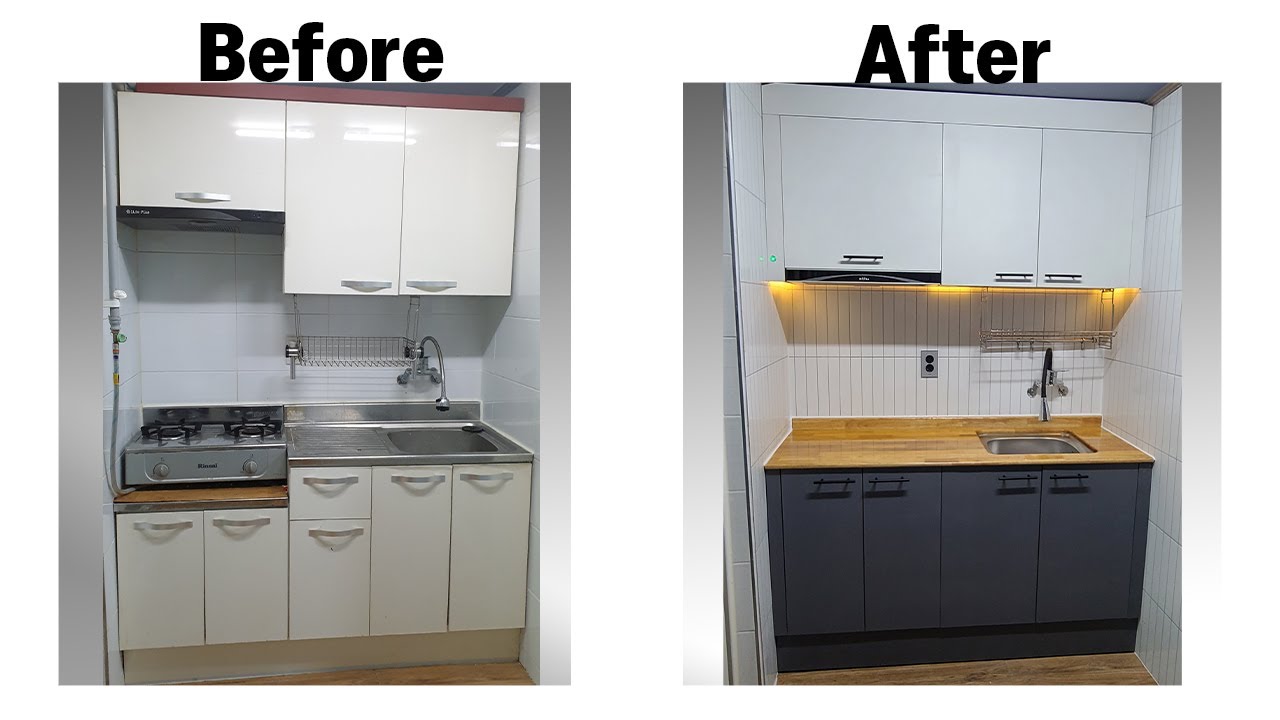 Kitchen remodel by myself. From start to finish. - YouTube