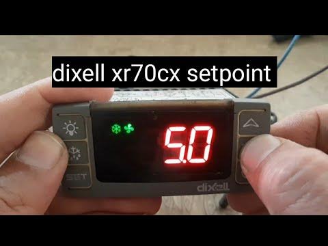 how to change dixell setpoint | dixel xr70cx programming #controller #zkmultitech - YouTube