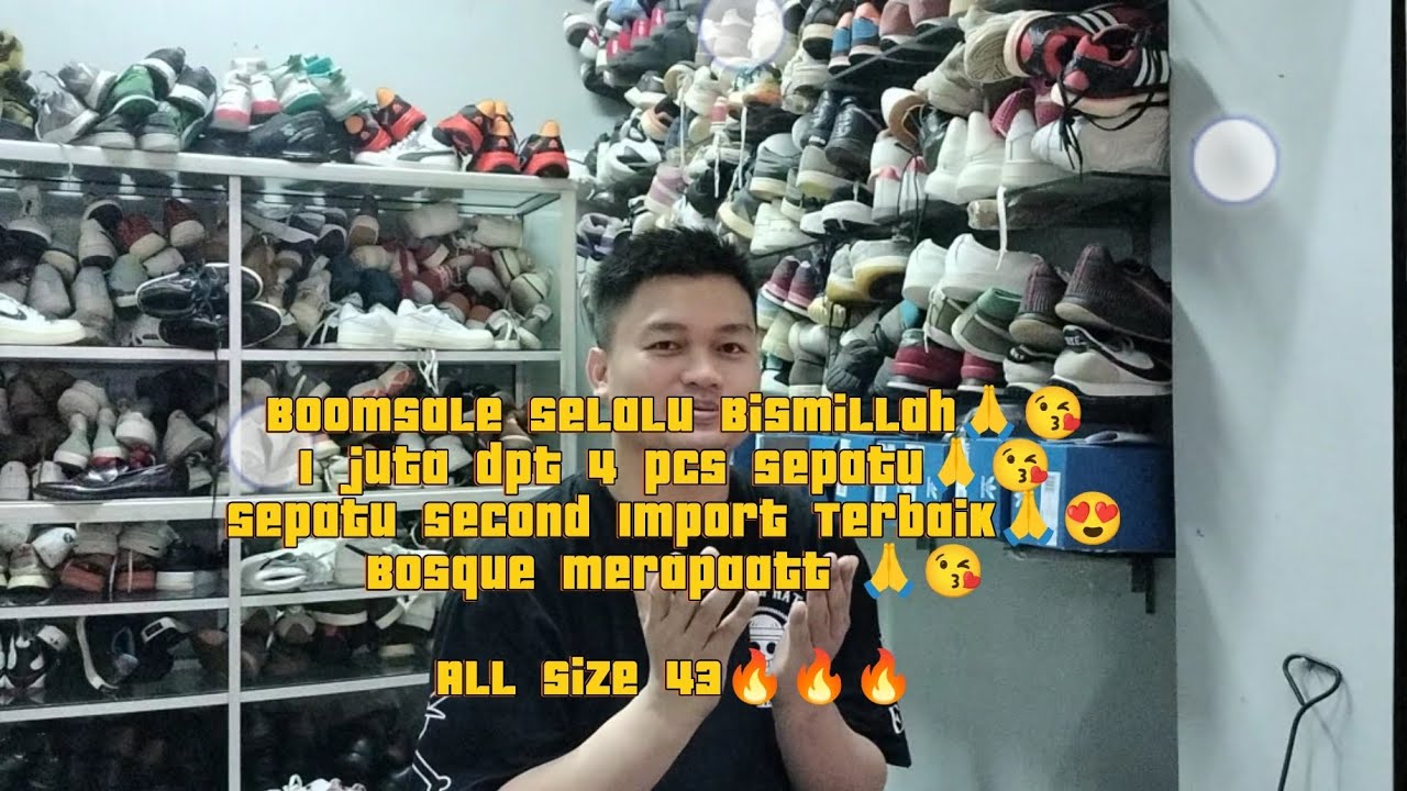 Boomsale Sepatu Second Thrift hanya 1 juta dpt 4 pcs sepatu🔥 Second ...