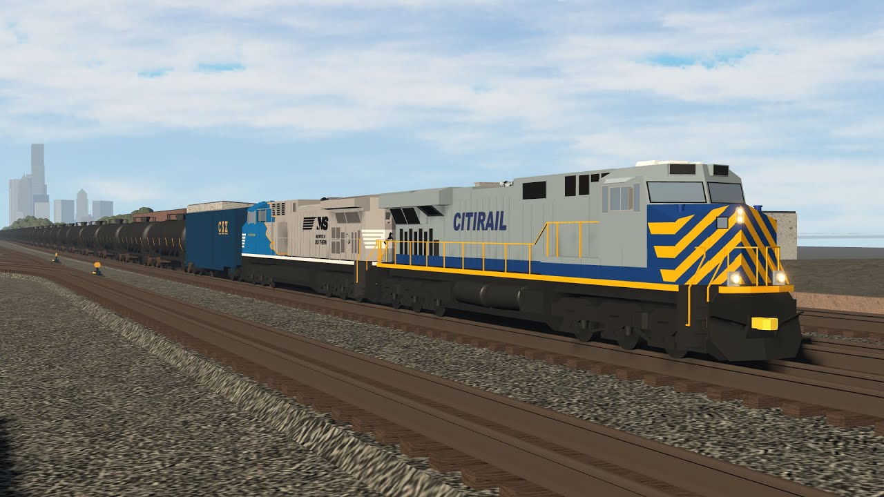 ES44AC CITIRAIL e AC4400CW com pintura especial no trem tanqueiro no Southline District - ROBLOX ...