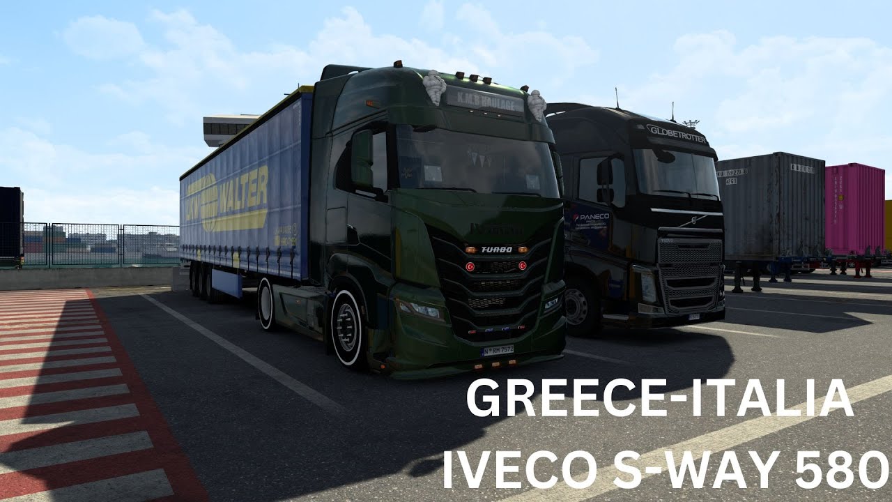 GREECE-ITALY IVECO S-WAY 580 - YouTube