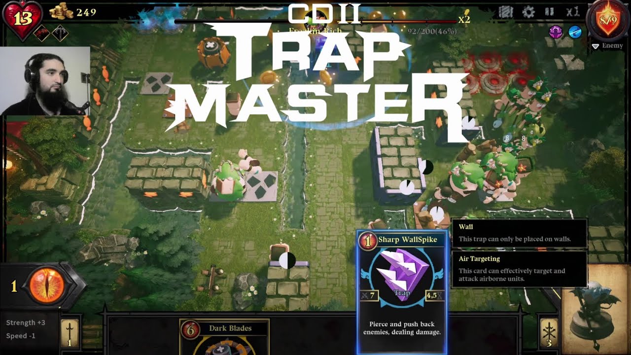 A Deckbuilder Tower Defense Roguelite | CD2: Trap Master - Part 1 - YouTube